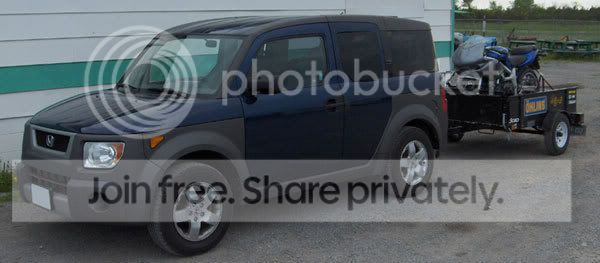 Motorcycle inside the E! | Honda Element Owners Club