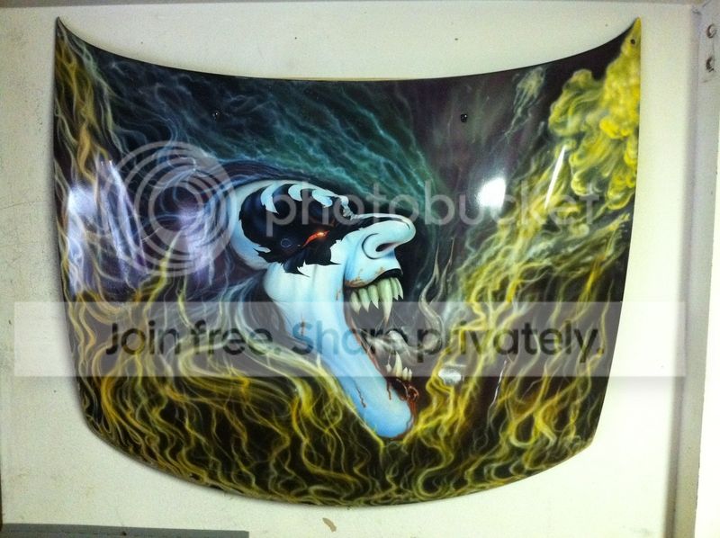 Custom-Painted Hood (non-Mustang) | Vintage Mustang Forums