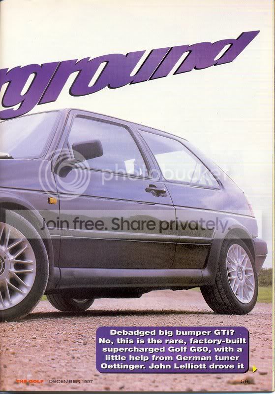 Mk2 Golf G60 Oettinger | Retro Rides