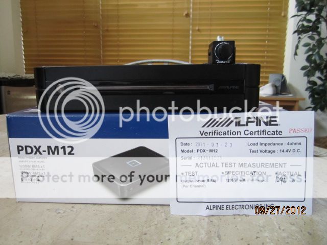 FS: Alpine PDX-F4 and PDX-M12 with RUX knob | DIYMobileAudio.com Car ...