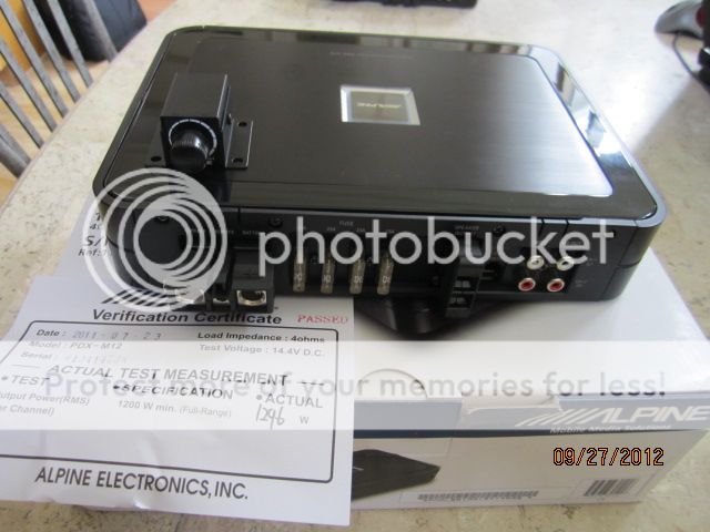 FS: Alpine PDX-F4 and PDX-M12 with RUX knob | DIYMobileAudio.com Car ...